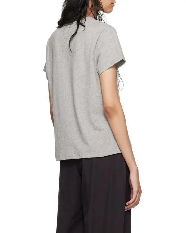 Studio Nicholson Marine" Jersey T-shirt With Back Print