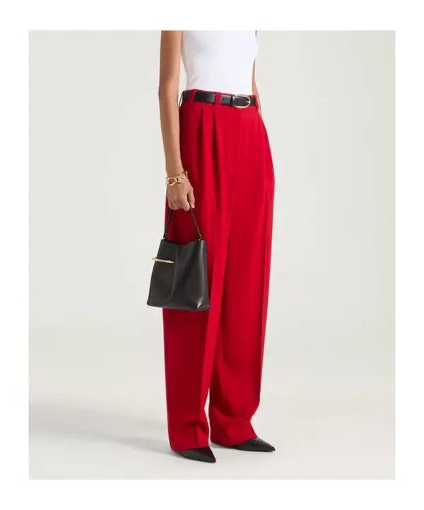 Givenchy Double Pleated Trousers - Deep Red