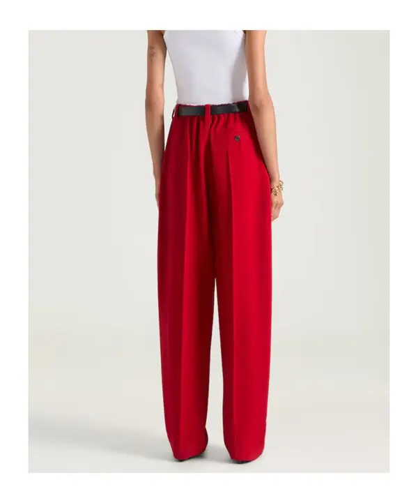 Givenchy Double Pleated Trousers - Deep Red