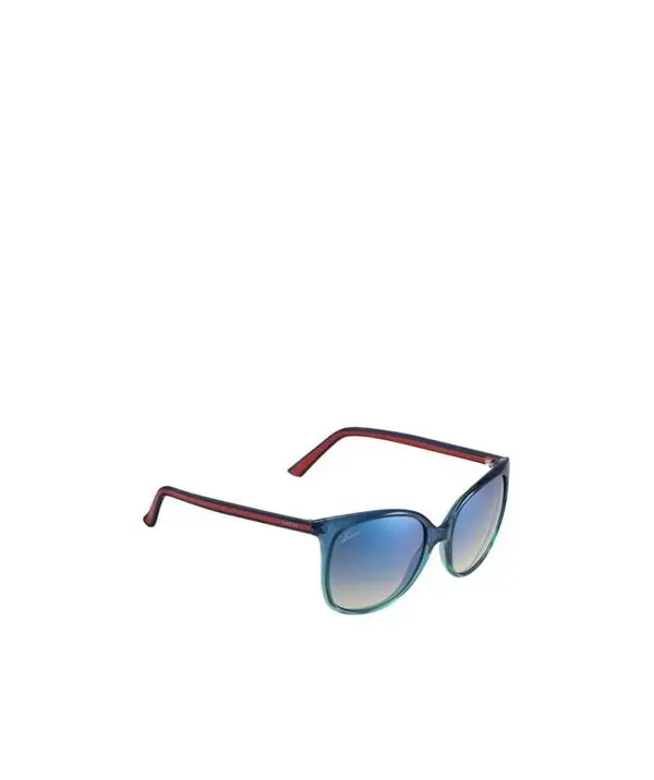 Gucci Logo Detail Sunglasses - Blue