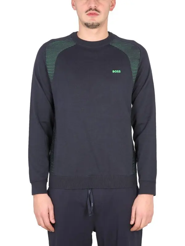 Hugo Boss Logo Detailed Regular Fit Sweatshirt