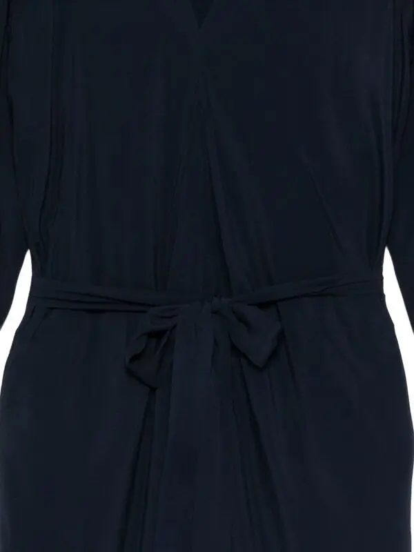 Seventy V-neck Tie-waist Maxi Dress