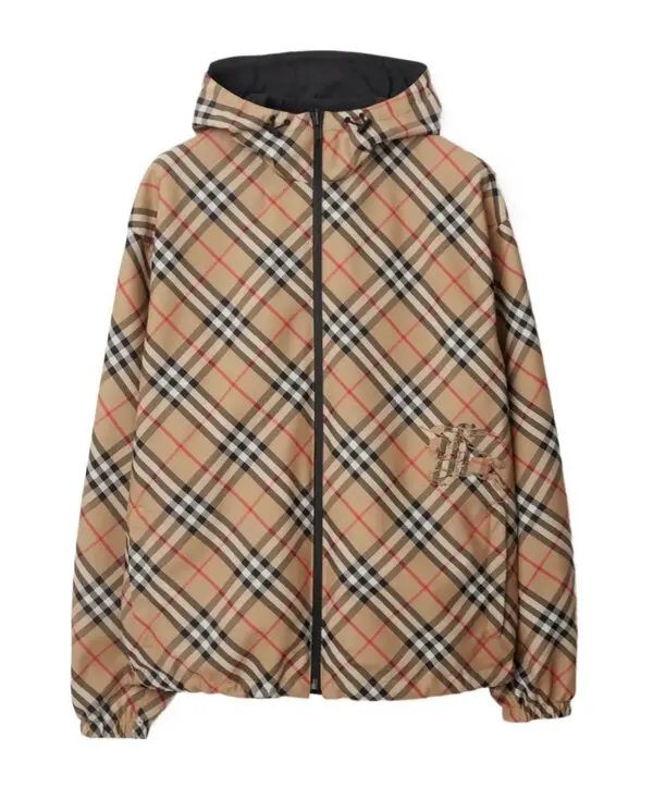 Burberry Vintage Check Reversible Zipped Hooded Jacket