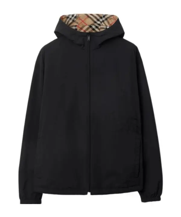 Burberry Vintage Check Reversible Zipped Hooded Jacket