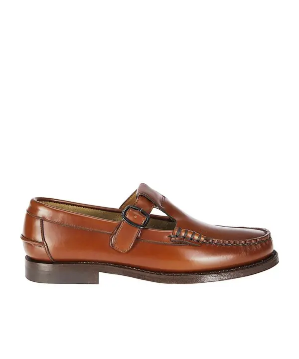 Hereu Alber Loafers With Pin-buckle Strap - Brown