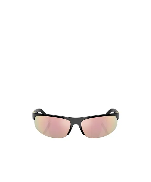 Miu Miu Wraparound Sunglasses - Black