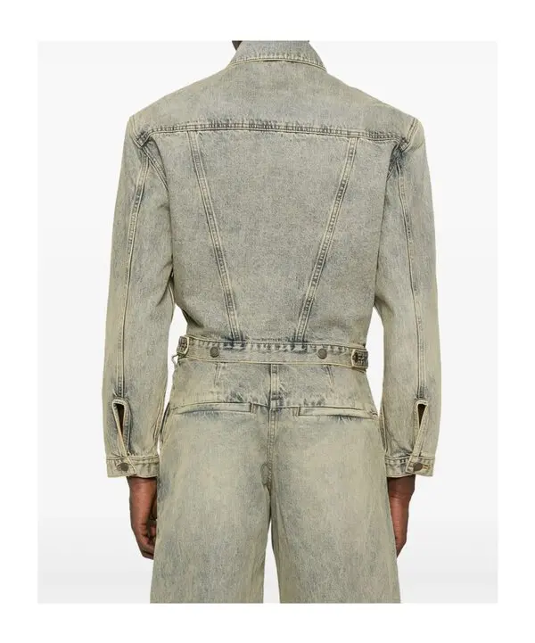 ENTIRE STUDIOS Shrunken Denim Jacket - Gray
