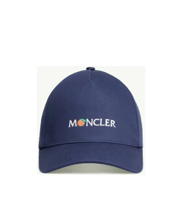 Moncler Embroidered Baseball Cap - Blue