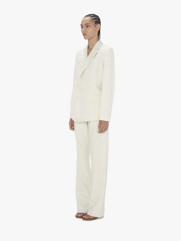 J.W.ANDERSON Jw Anderson Tailored Straight Trousers - White