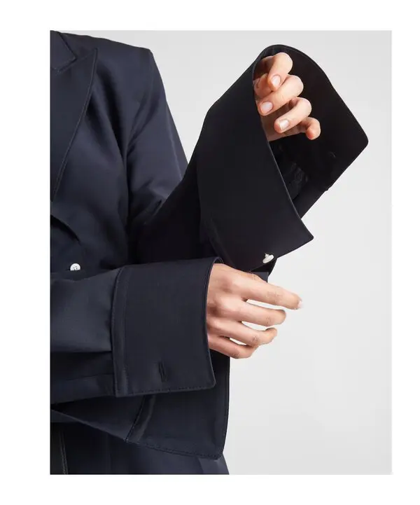 Prada Single-breasted Belted Shirt Jacket