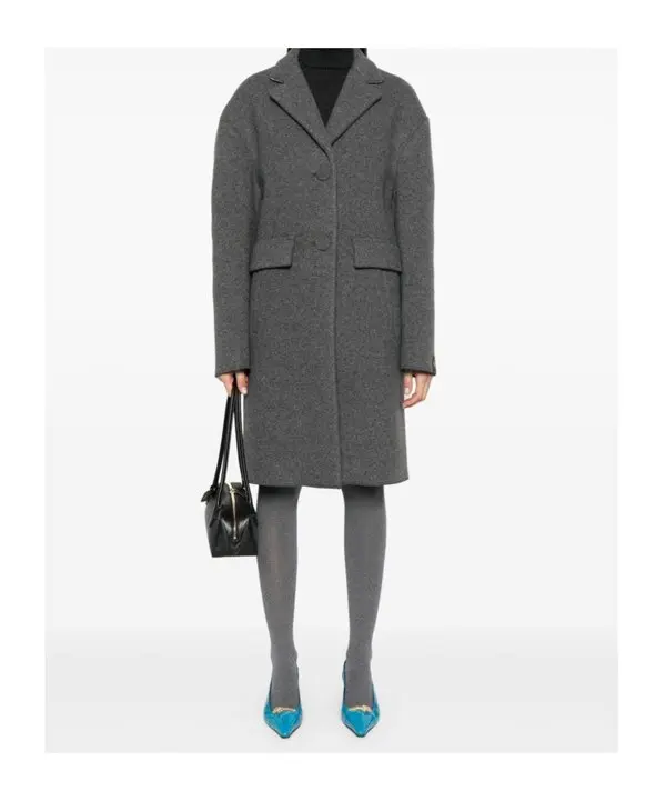 N.21 Jersey Coat With Lapel Collar