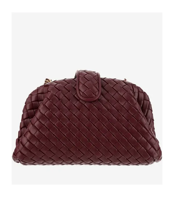 Bottega Veneta Lauren 1980 Clutch Bag - Wine Red