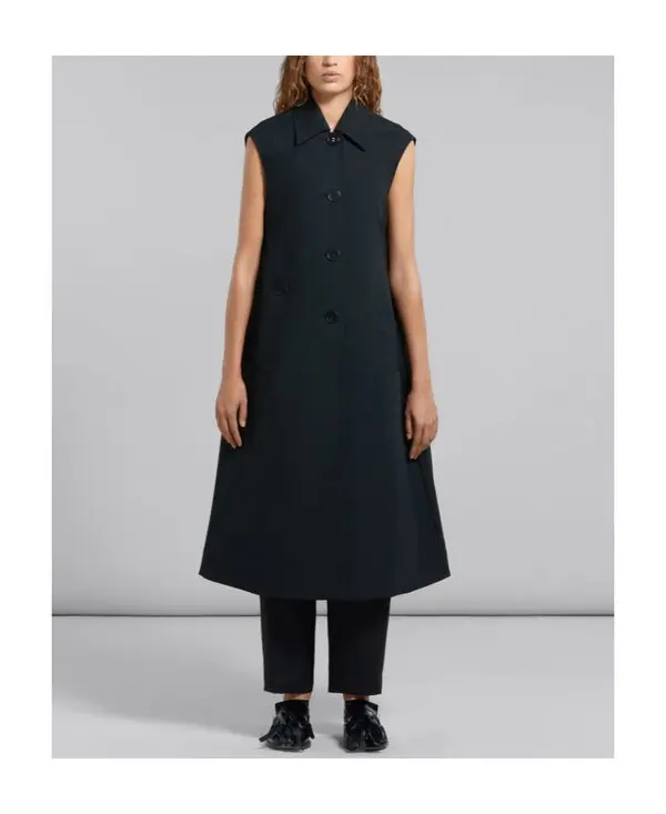 Marni Sleeveless Cocoon Coat