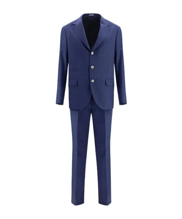 Brunello Cucinelli Single-breasted Suit - Navy