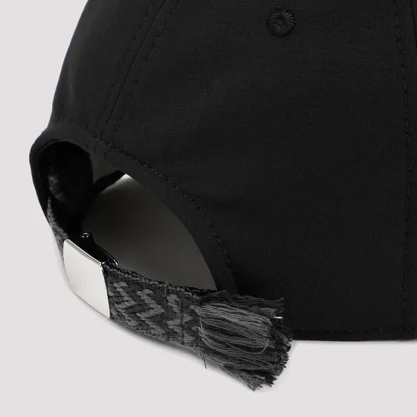 LANVIN Logo Embroidered Baseball Cap - Black