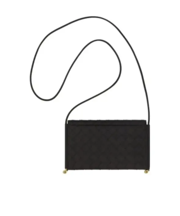 Bottega Veneta Solstice Horizontal Phone Pouch - Black