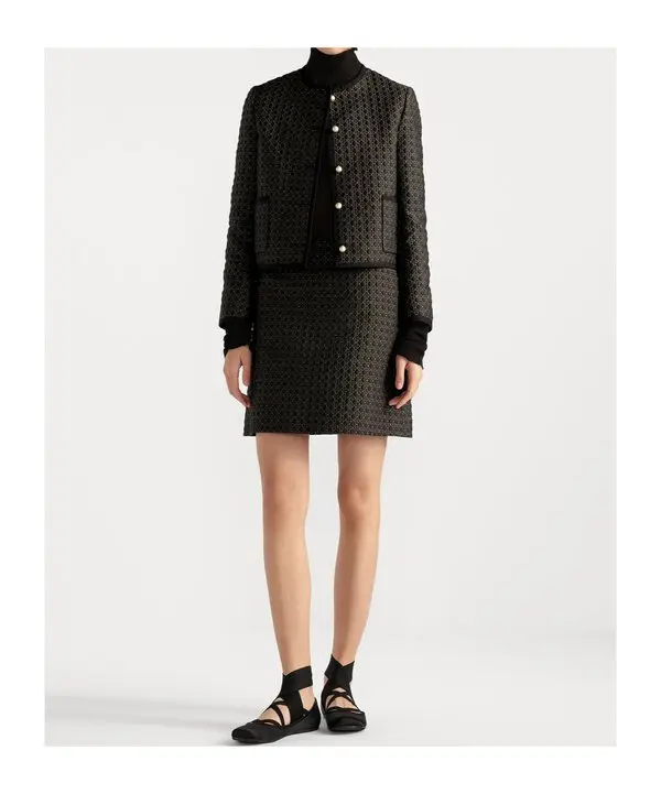 Dior Microcannage Cropped Jacket