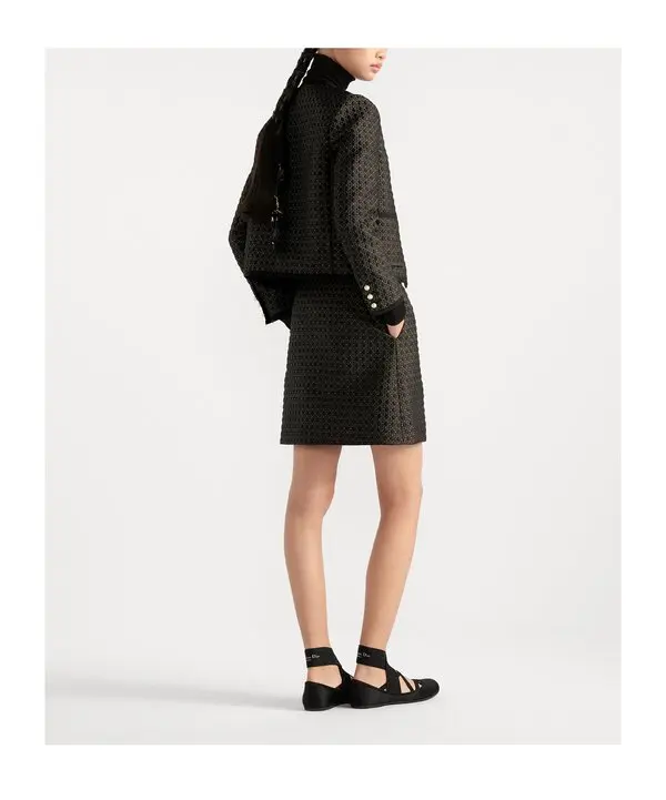 Dior Microcannage Cropped Jacket
