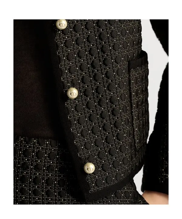 Dior Microcannage Cropped Jacket