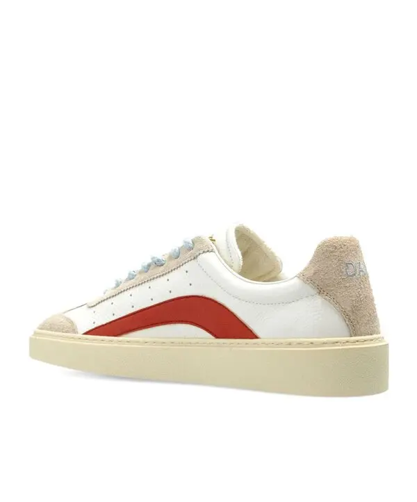Dsquared2 Logo Printed Rider Sneakers - Nude