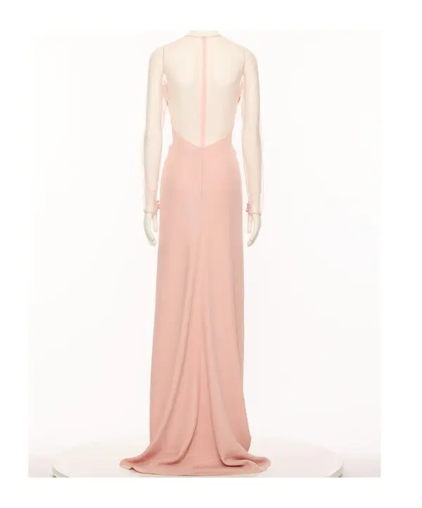 Valentino Garavani Pleated Heart Detail Gown
