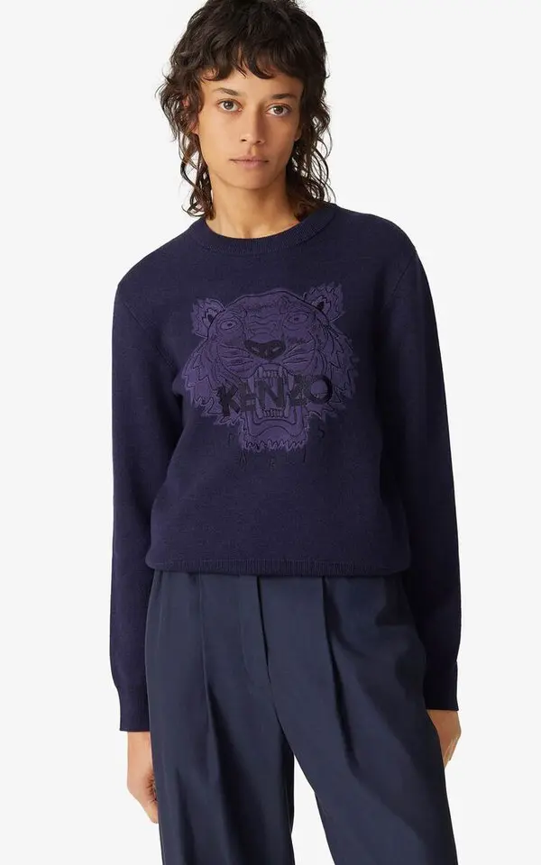 Kenzo Tiger Crew Neck Jumper