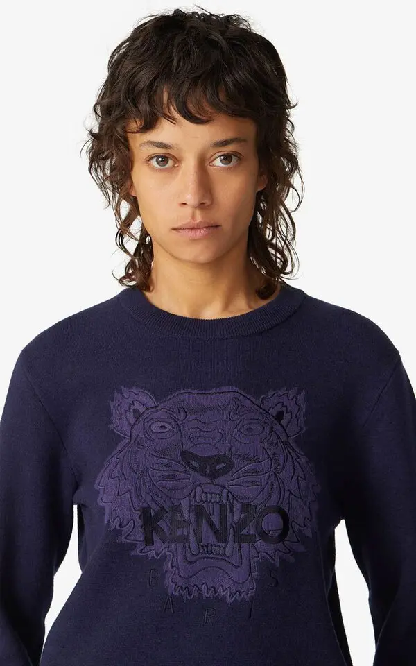 Kenzo Tiger Crew Neck Jumper