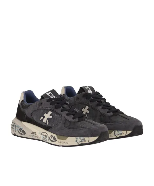Premiata Mase 25 Logo Sneakers - Black