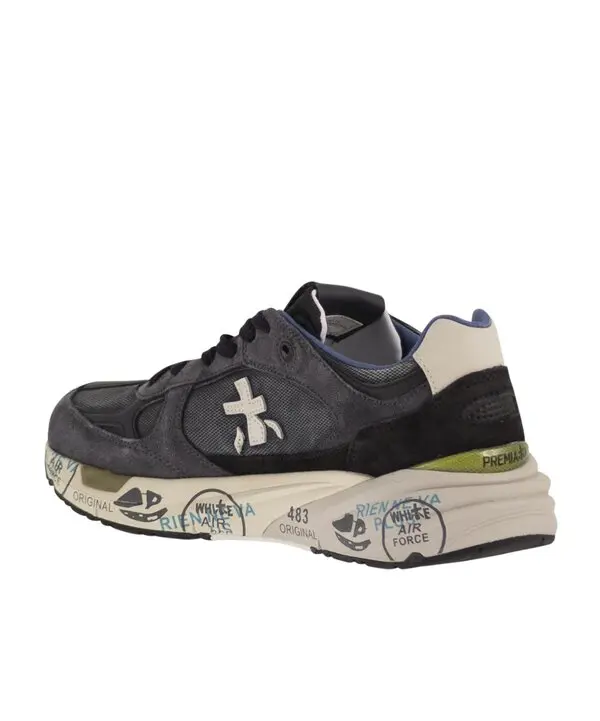 Premiata Mase 25 Logo Sneakers - Black