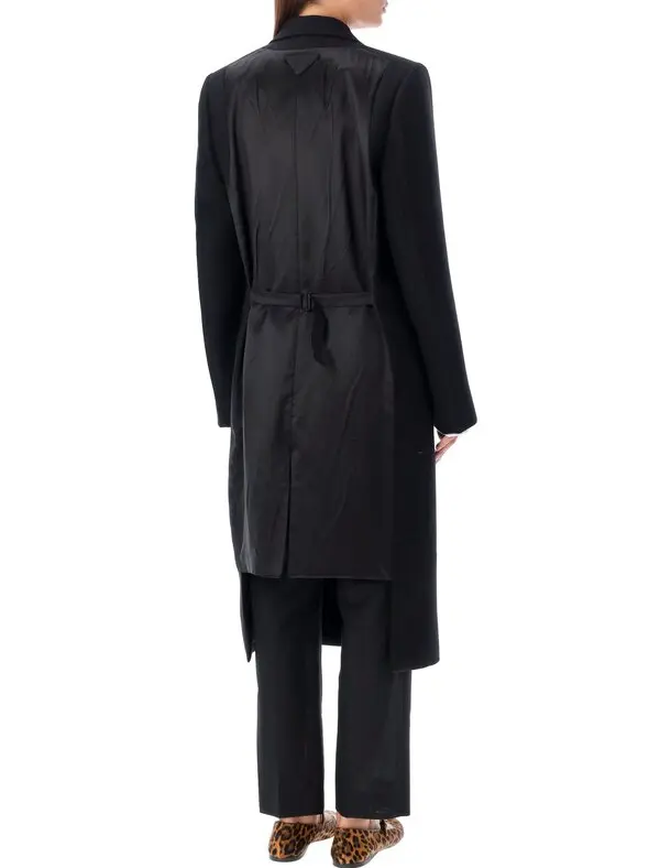 Prada Double-breasted Long-sleeved Coat