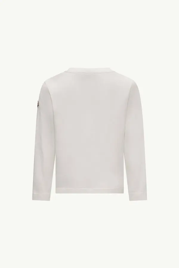 Moncler Logo Printed Crewneck Long Sleeve T-shirt