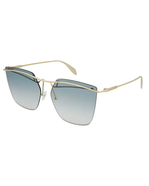 Alexander McQueen Logo Detail Sunglasses