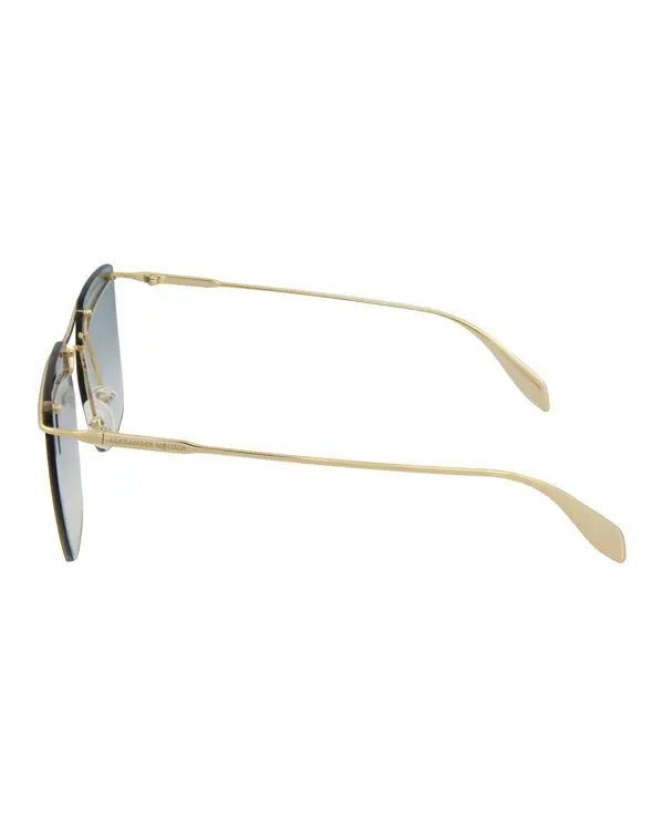 Alexander McQueen Logo Detail Sunglasses