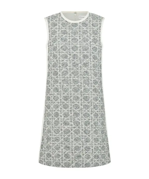 Dior Sleeveless Macrocannage Mini Dress