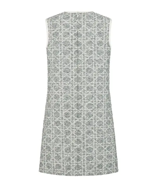 Dior Sleeveless Macrocannage Mini Dress