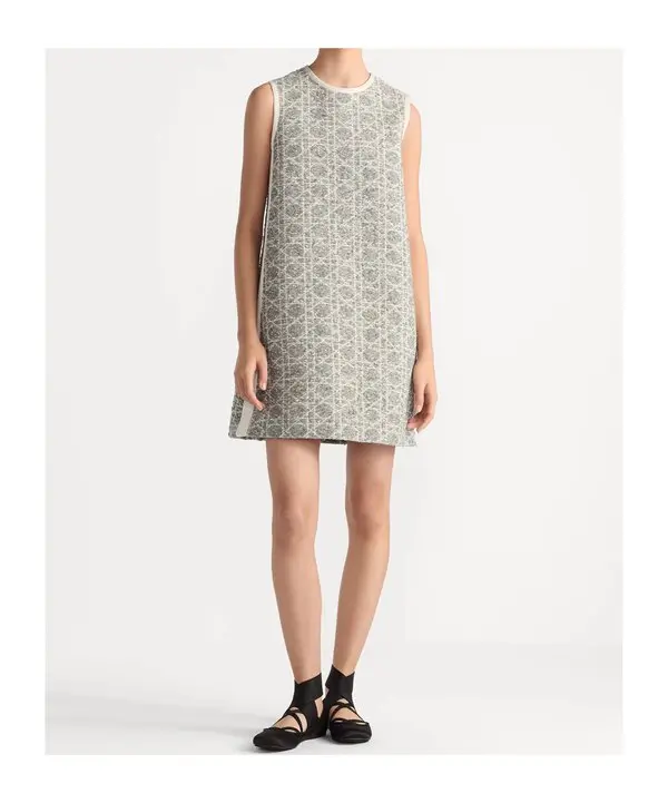 Dior Sleeveless Macrocannage Mini Dress