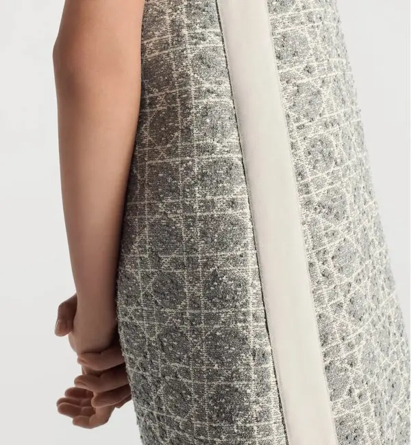 Dior Sleeveless Macrocannage Mini Dress