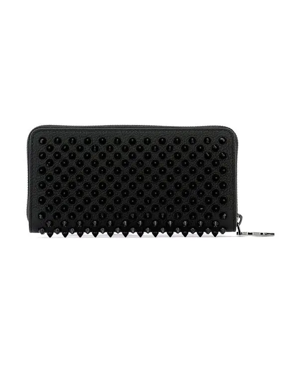 CHRISTIAN LOUBOUTIN Panettone Studded Wallet - Black
