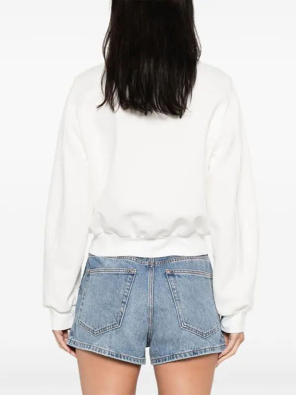 Valentino Garavani Zip-up High Neck Sweatshirt