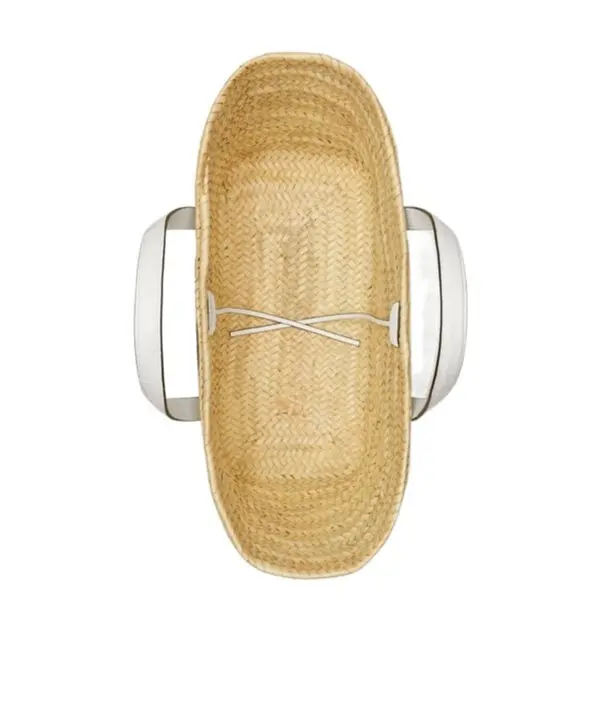 Tory Burch Ella Embossed Basket Bag - White Wine