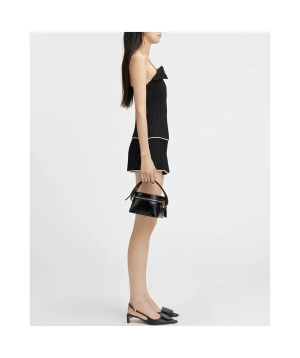 Jacquemus Asymmetrical Ribbed Knit Top