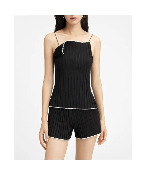 Jacquemus Asymmetrical Ribbed Knit Top