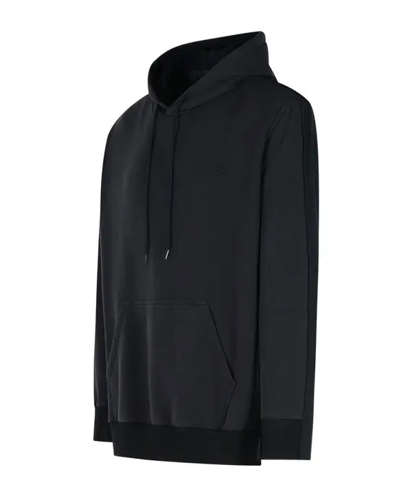 MAISON MARGIELA Numbers Motif Drawstring Hoodie - Black