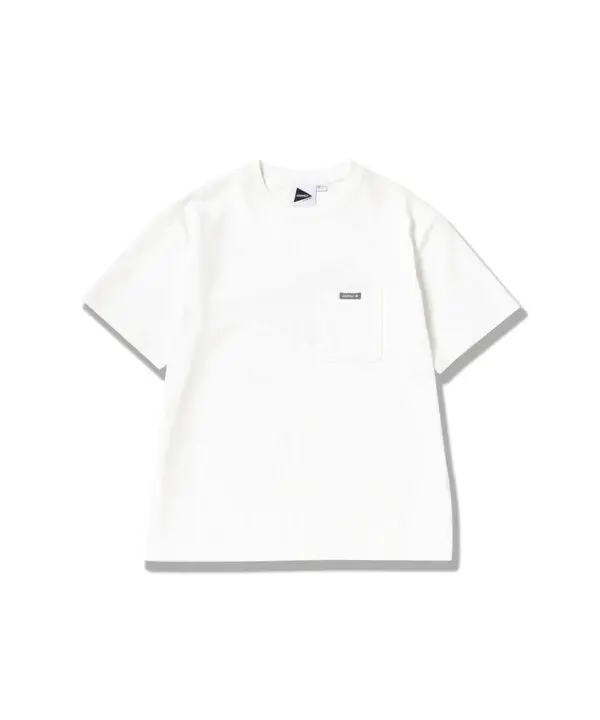 AND WANDER Logo-print T-shirt - White