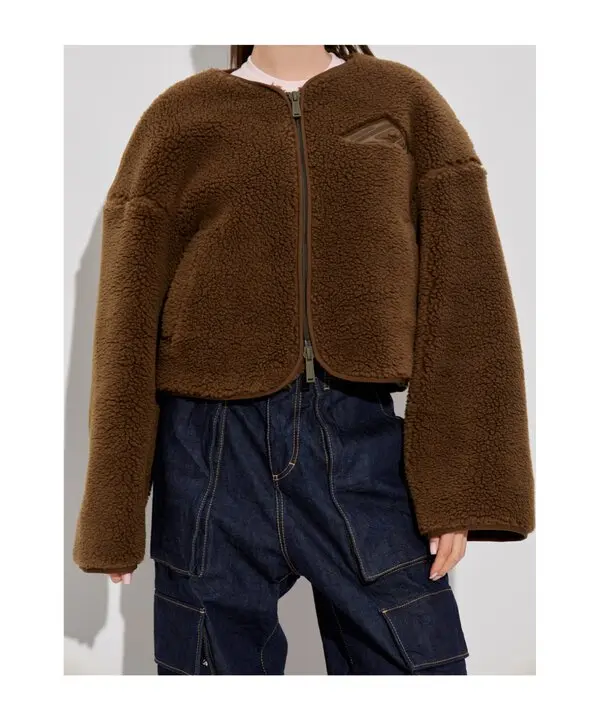 Dsquared2 Icon Logo Fleece Jacket - Brown