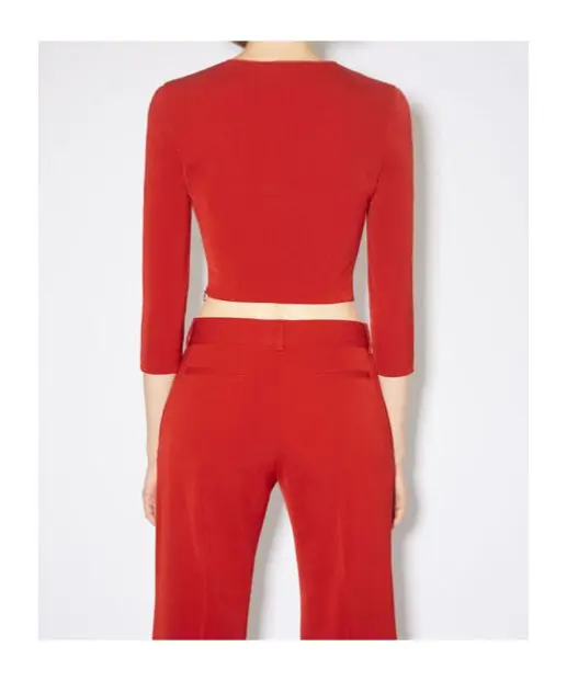 Acne Studios Long Sleeve Cropped Top