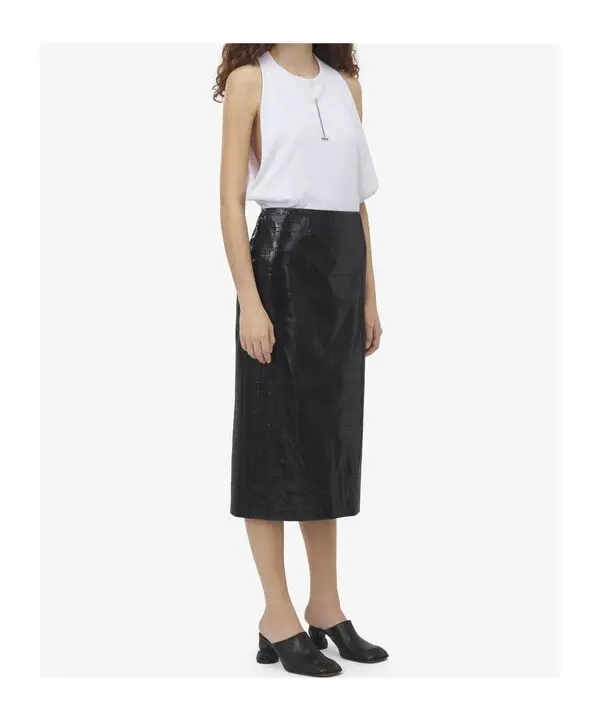 Alexander McQueen Tarpaulin Pencil Skirt