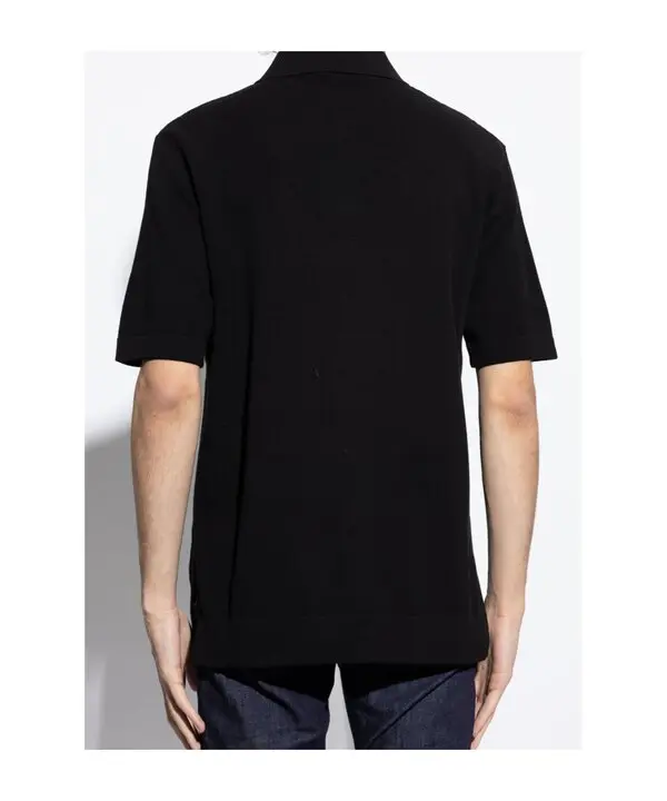 Dolce & Gabbana Dolce Gabbana Logo Tag Short-sleeved Knitted Shirt