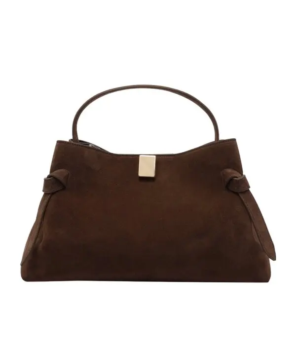 Yuzefi Top Handle Shoulder Bag - Black