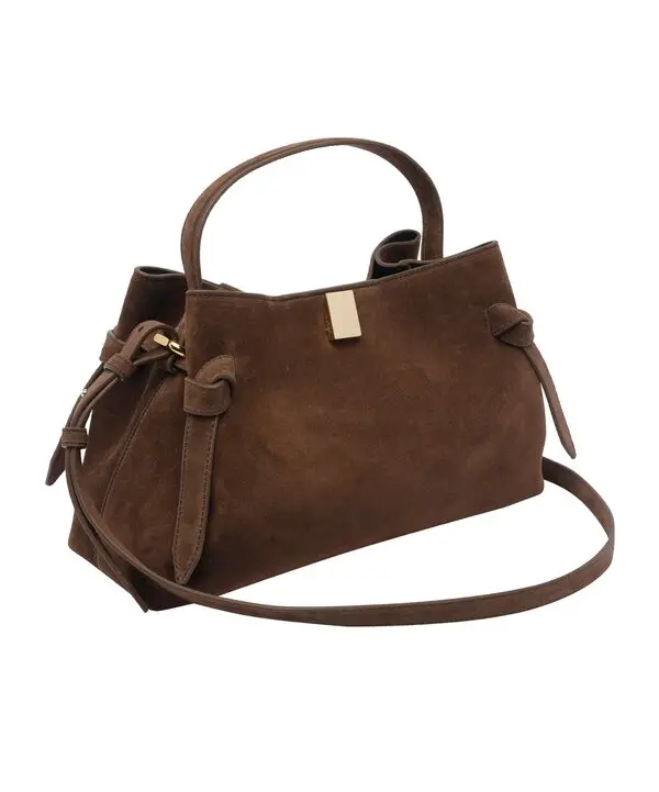Yuzefi Top Handle Shoulder Bag - Black